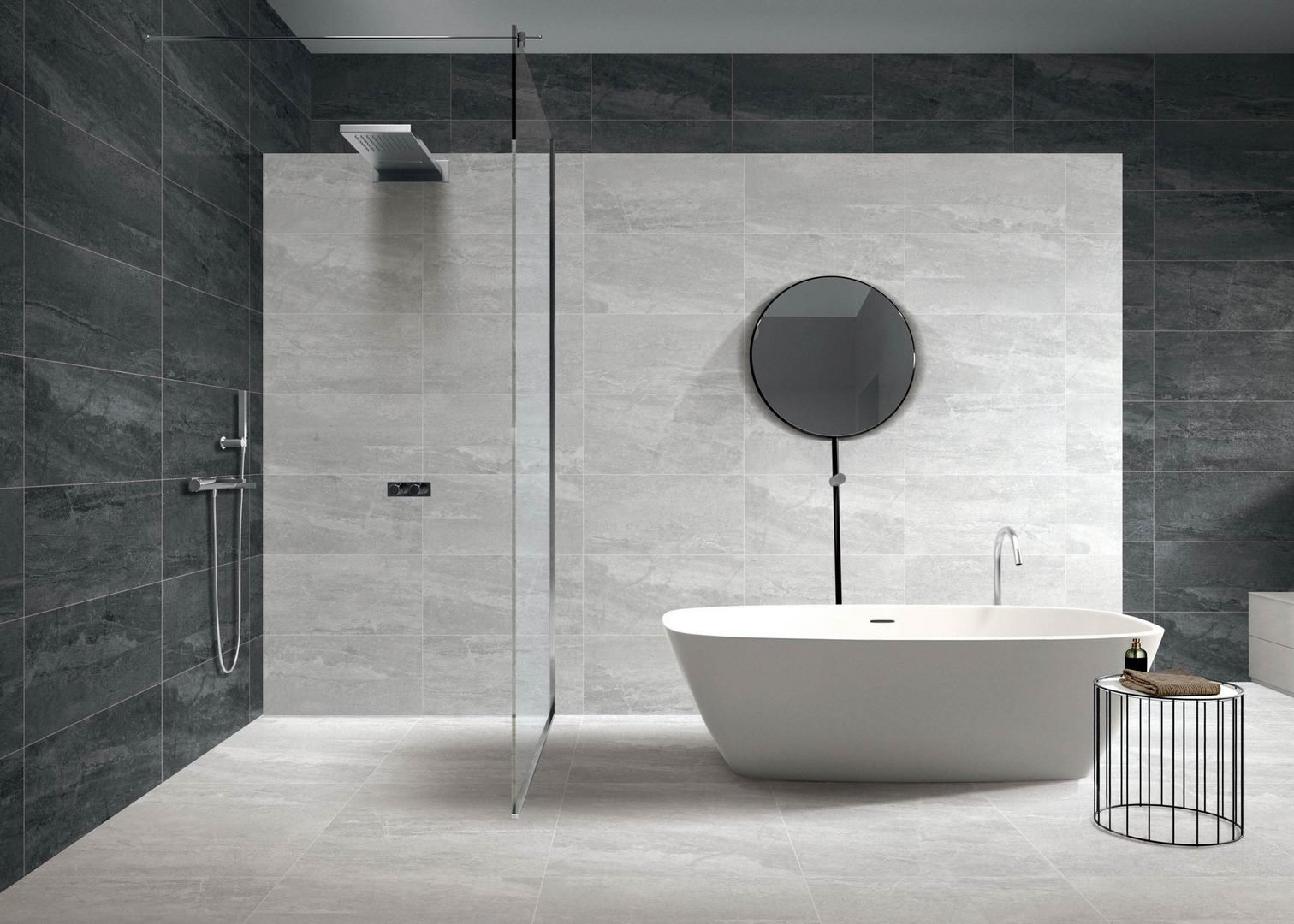 ห้องน้ำ ( G STONE ลายสโตน, ลายหิน )-ไทย สุง ห้องตัวอย่าง